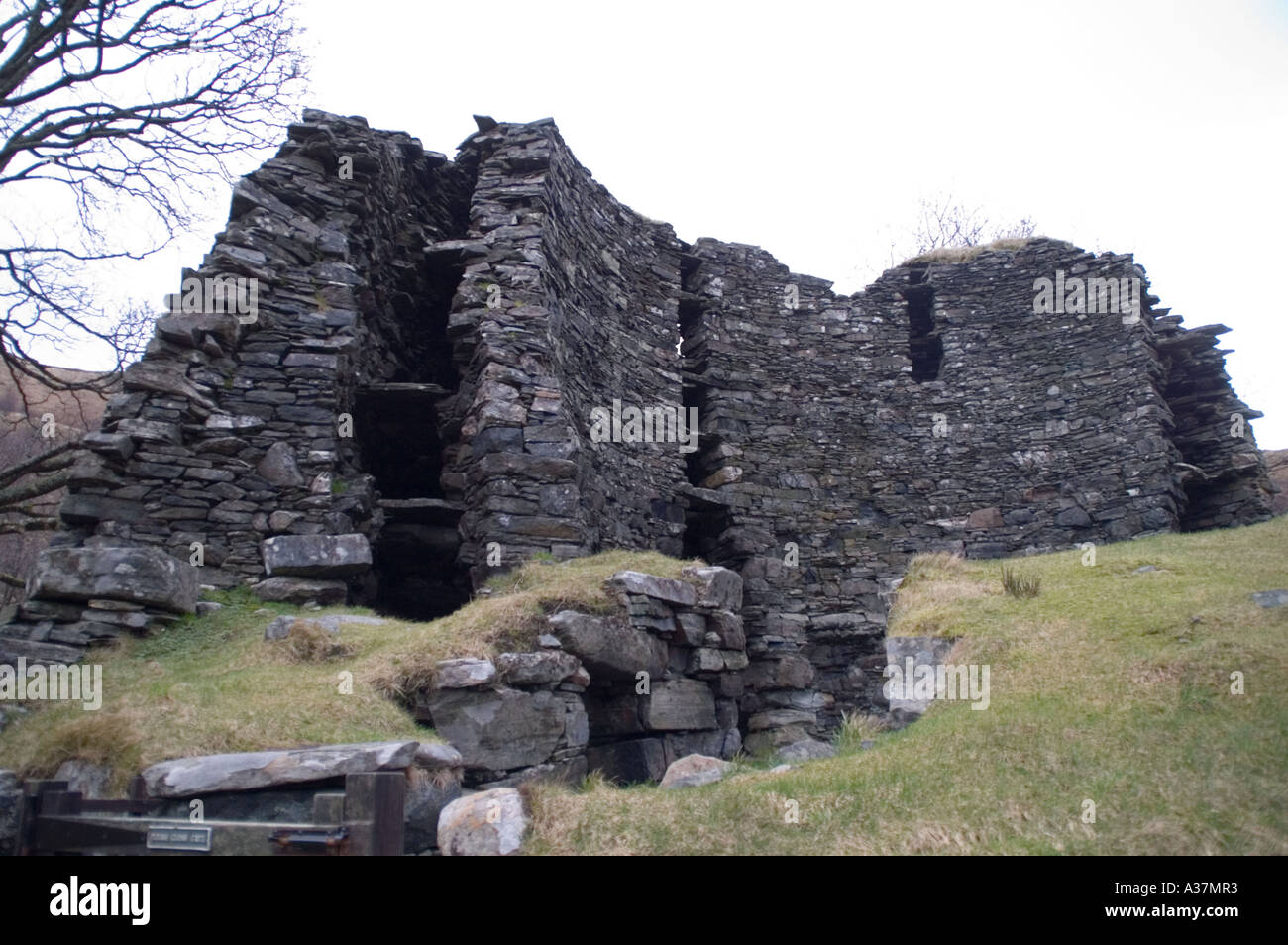 Dun Troddan pictish broch iron age fort house near Glengelg Kintail ...