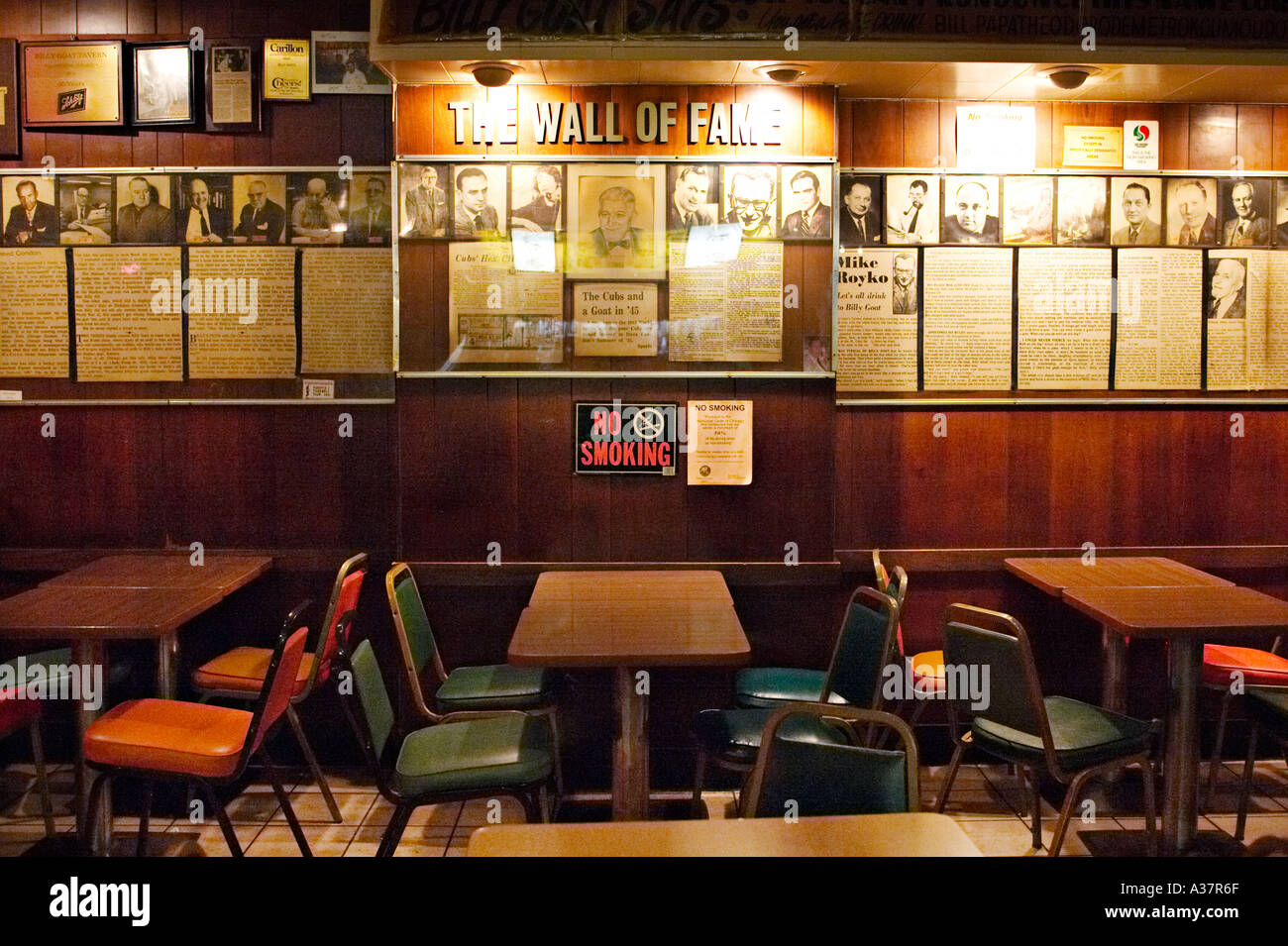 ILLINOIS Chicago Billy Goats tavern and grill restaurant Wall of Fame ...