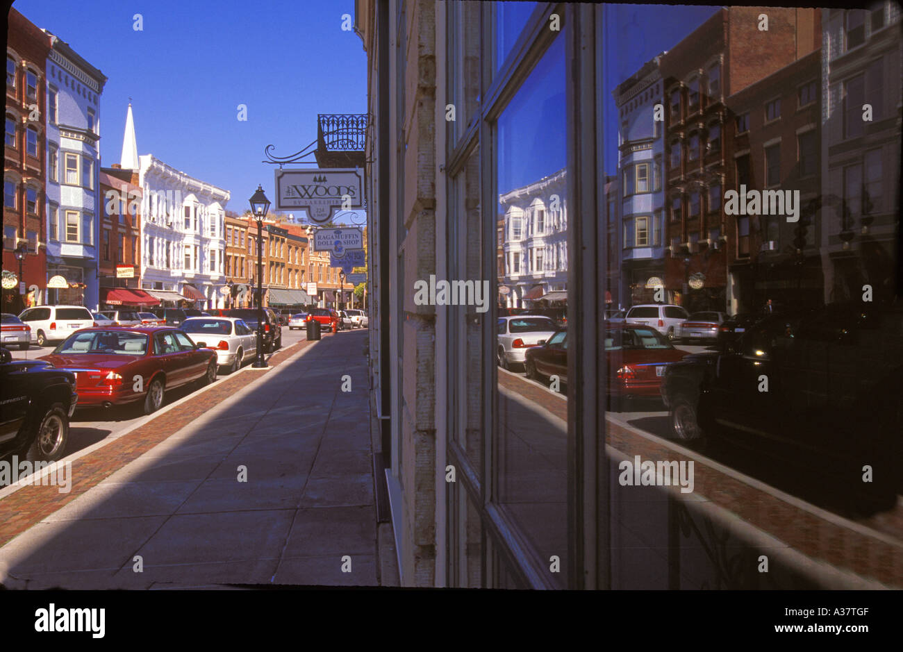 Main Street Galena Illinois Stock Photos & Main Street Galena Illinois ...