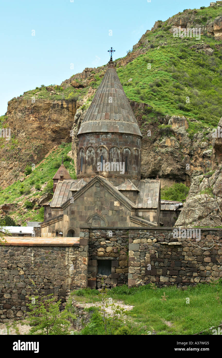 ARMENIA Geghard Monastery in gorge setting UNESCO World Heritage List ...