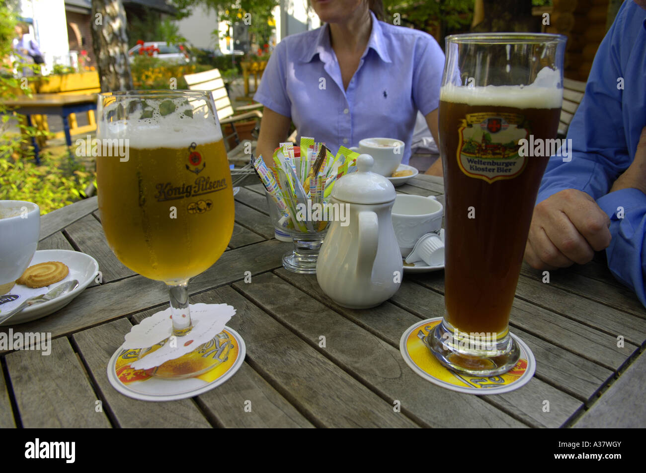german bier beer germany deutsch deutschland cafe restaurant outside ...