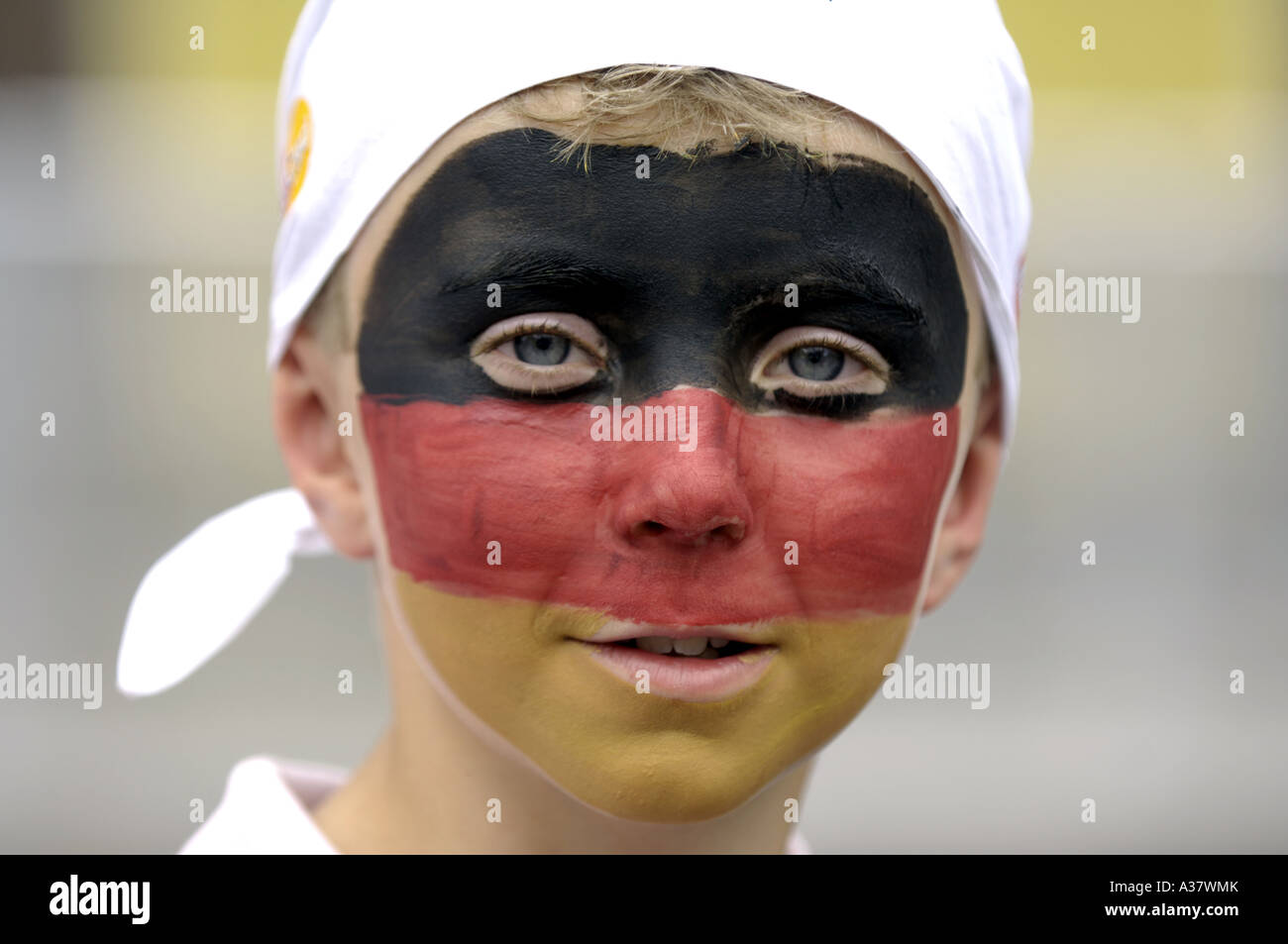 german fan kid face boy lad germany deustch deutschland world cup ...