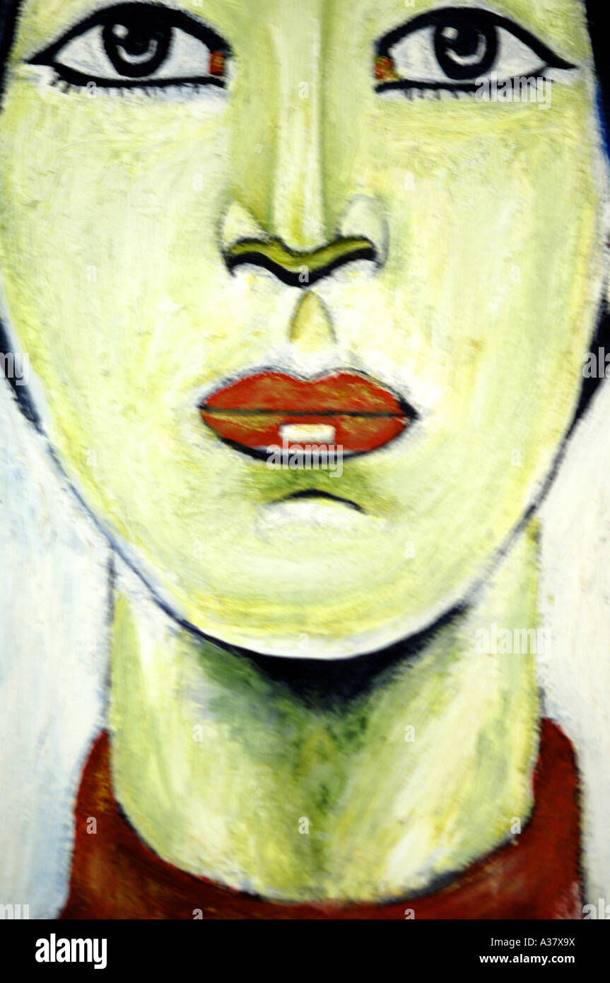 ann lowry face portrait copy amanda delaney head woman depressive red ...