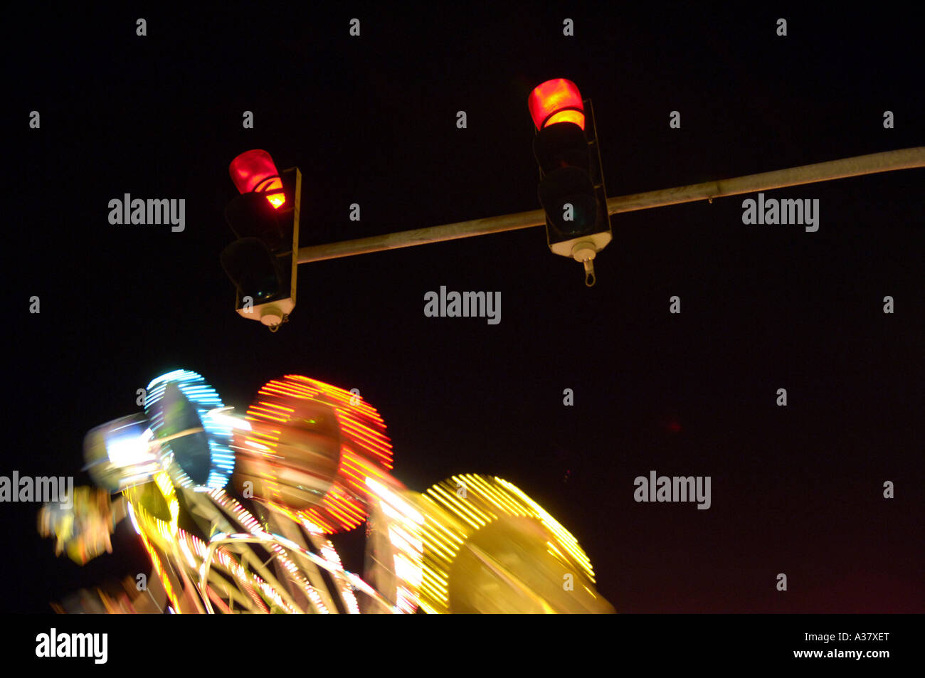 fairground attraction ride entertainment colour color fair machine ...