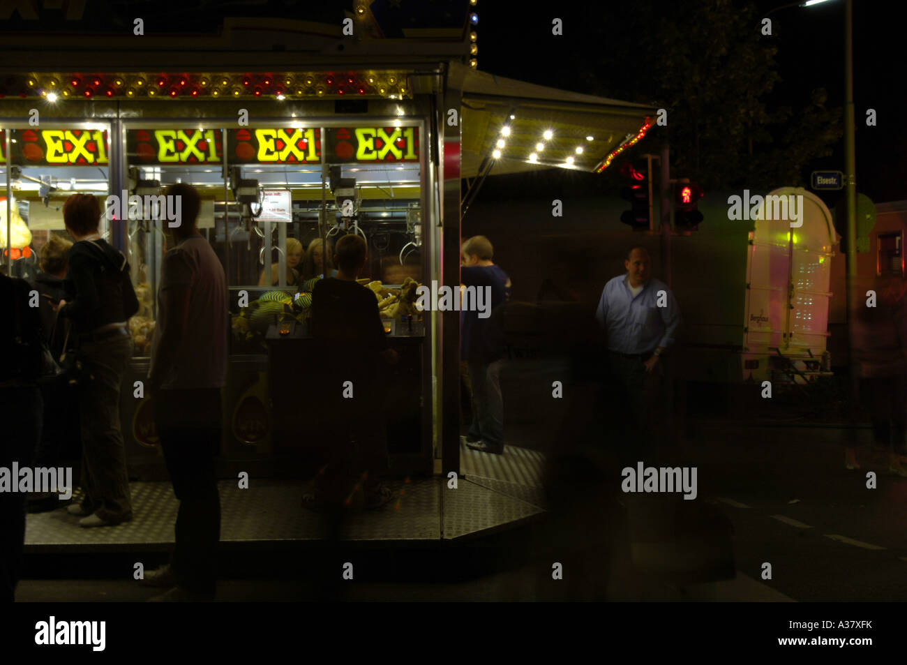 fairground attraction ride entertainment colour color fair machine ...