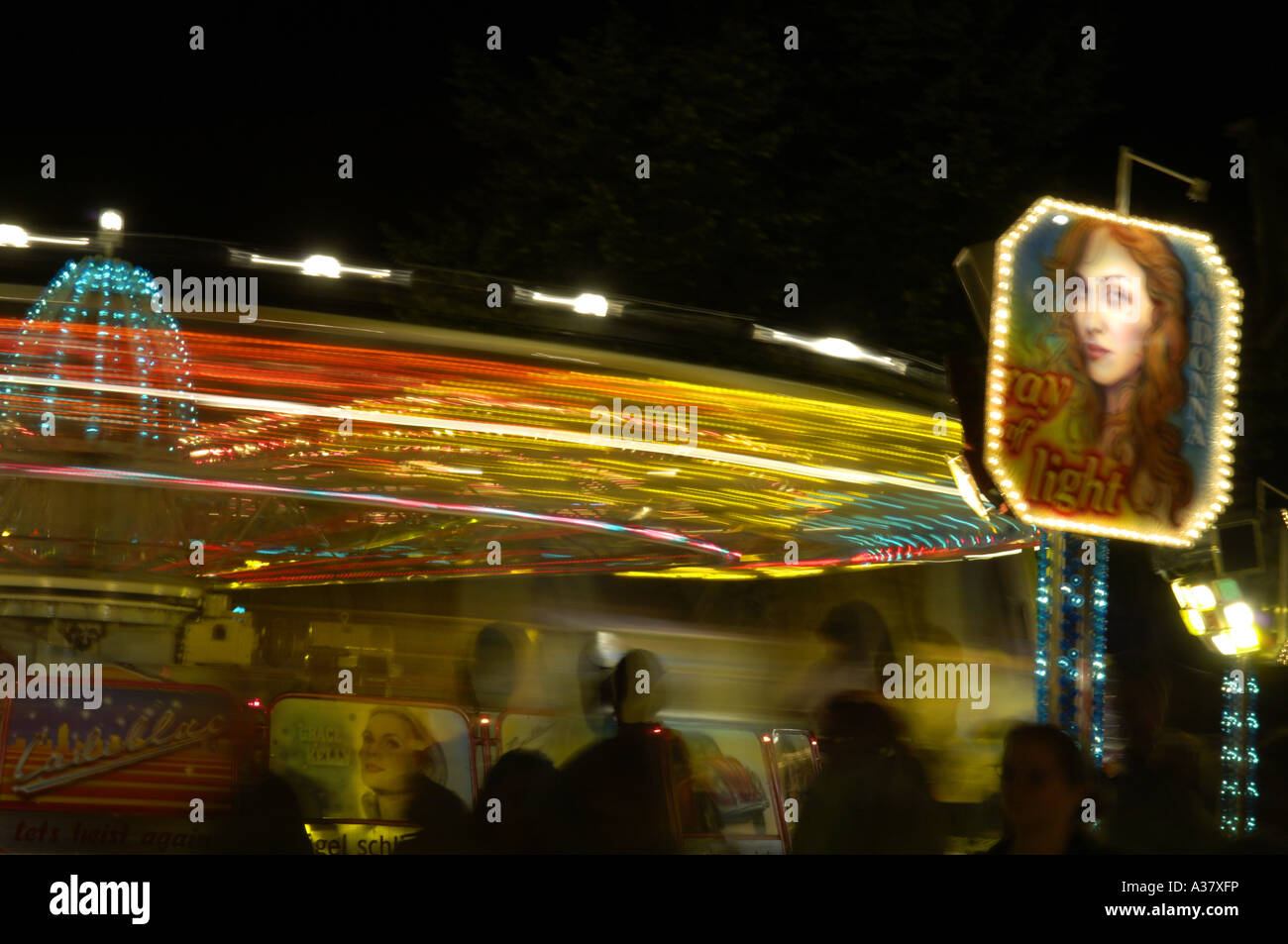 fairground attraction ride entertainment colour color fair machine ...