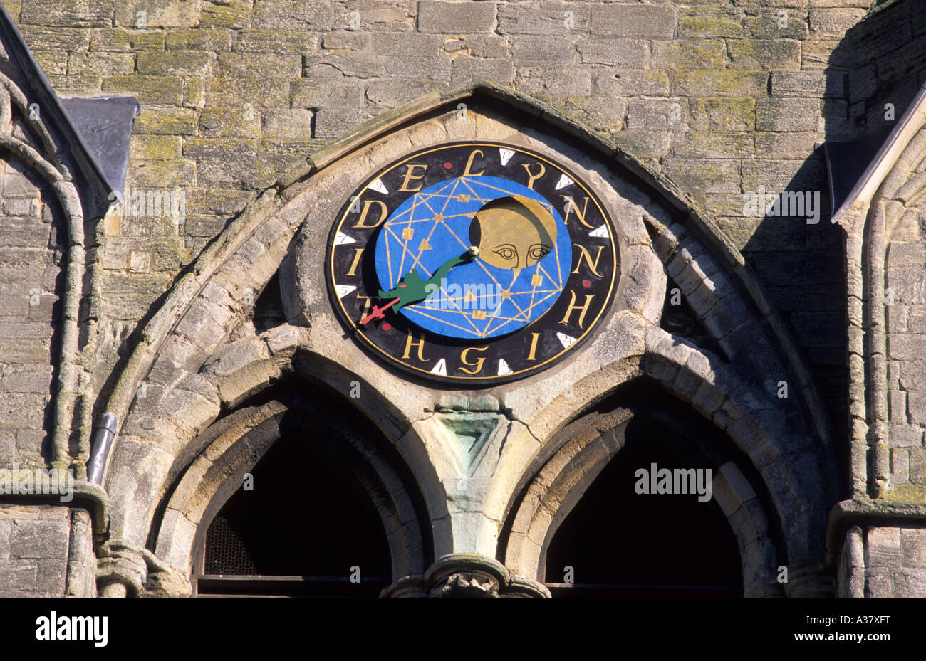 Kings Lynn Norfolk HighTide Clock Phase of Moon St Margaret s Church ...