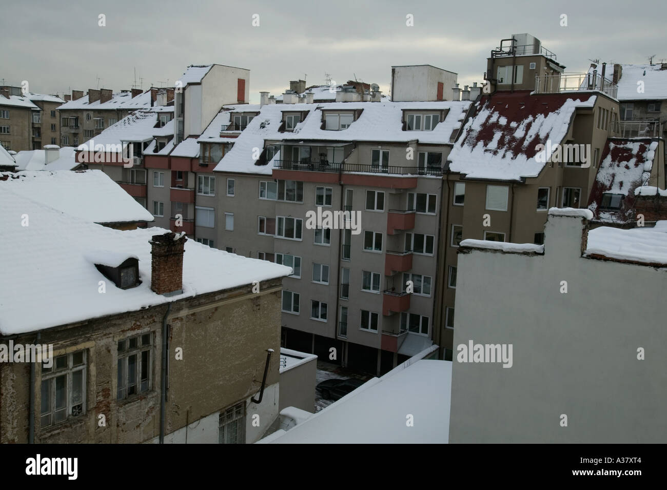 Winter in Sofia, Bulgaria Stock Photo - Alamy
