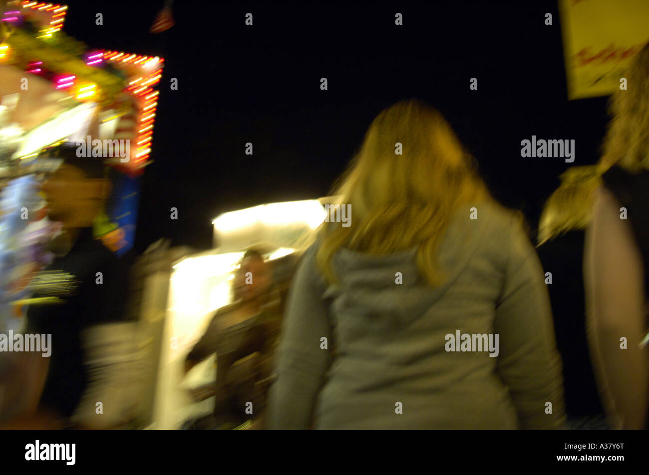 german germany deutsch deutschland fairground fair carnival night ...