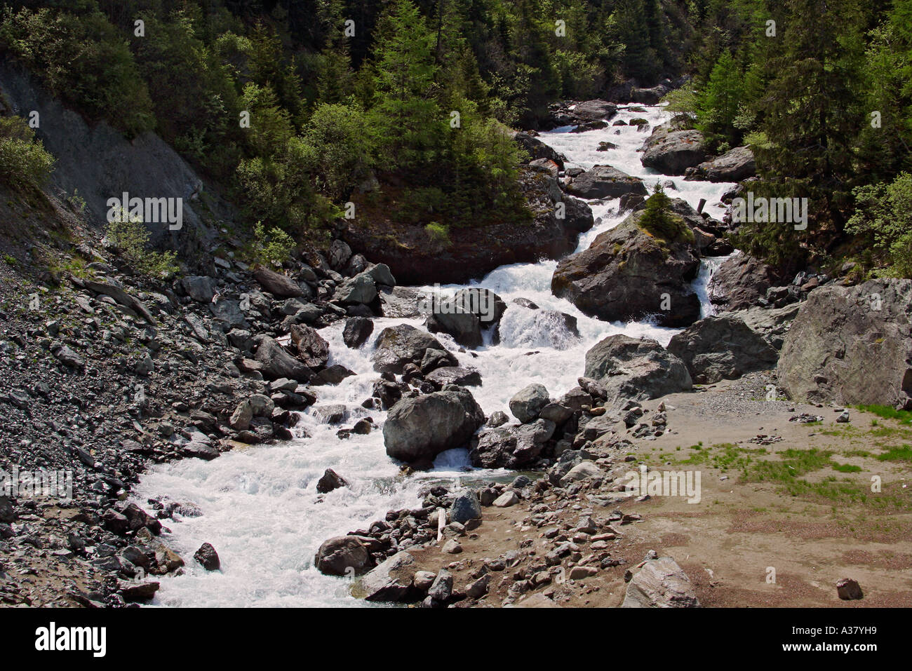 Switzerland landscape on Julier Pass Stock Photo - Alamy