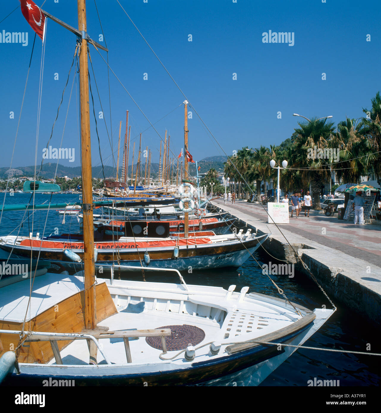 Harbour and Seafront, Marmaris, Turkey Stock Photo - Alamy