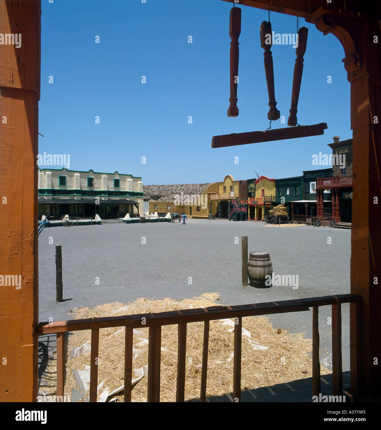 Mini Hollywood Wild West Attraction, Almeria, Andalucia, Spain Stock ...