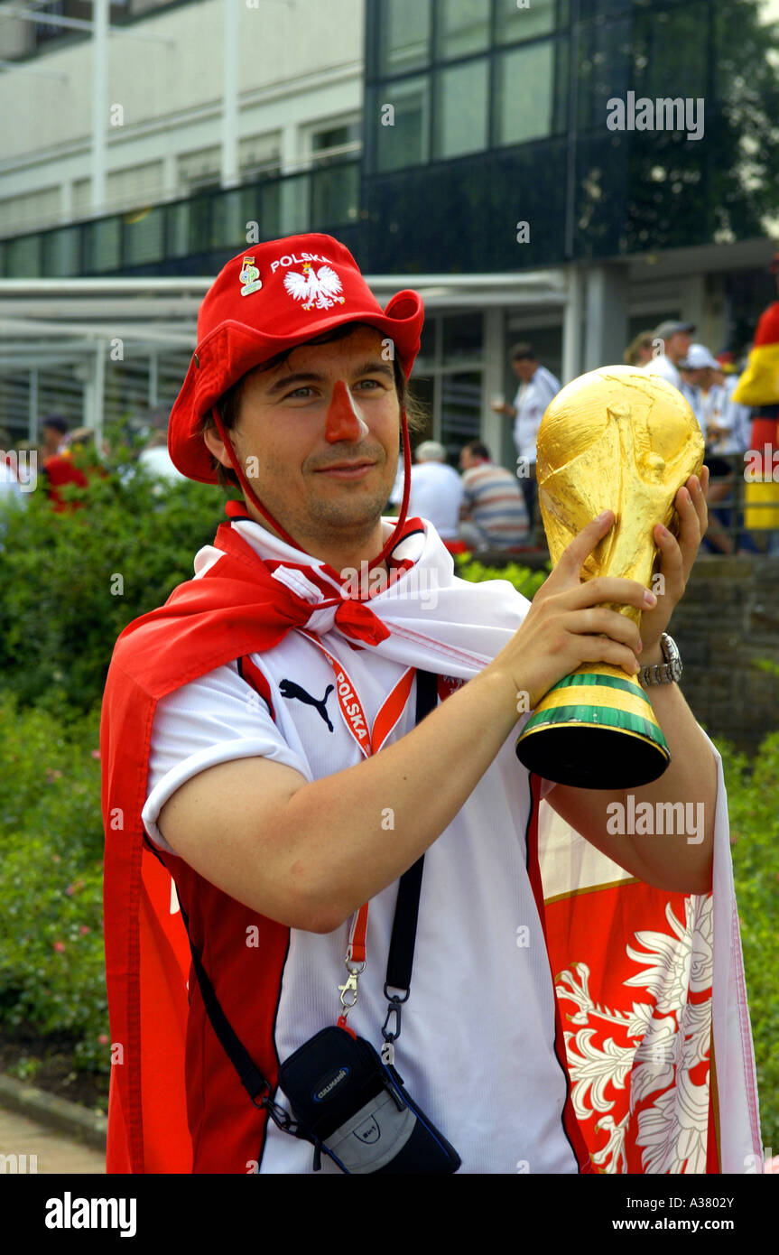 polska polish poland replica world cup trophy fans german germany ...