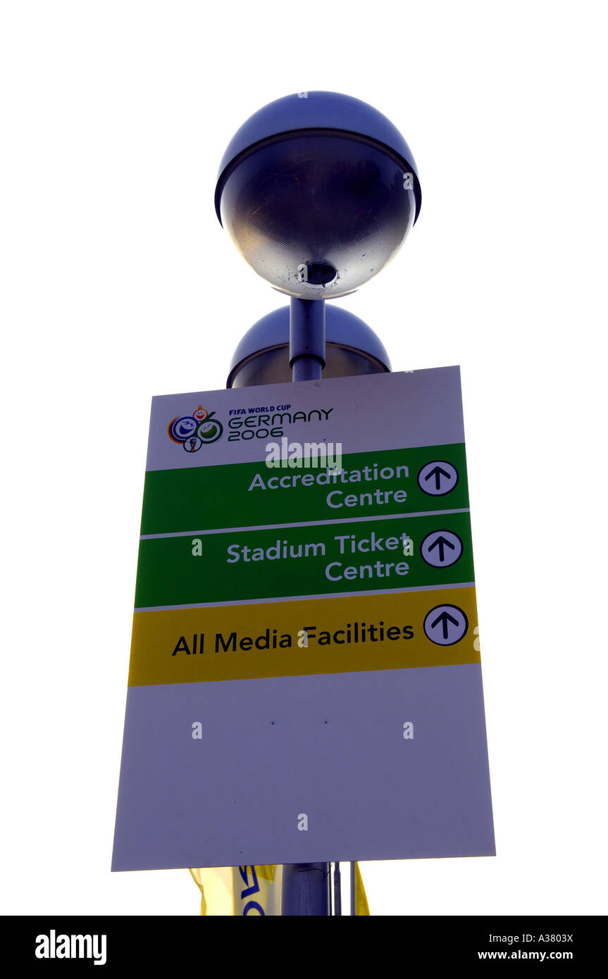 accreditation centre all media facilities stadium ticket centre signs ...