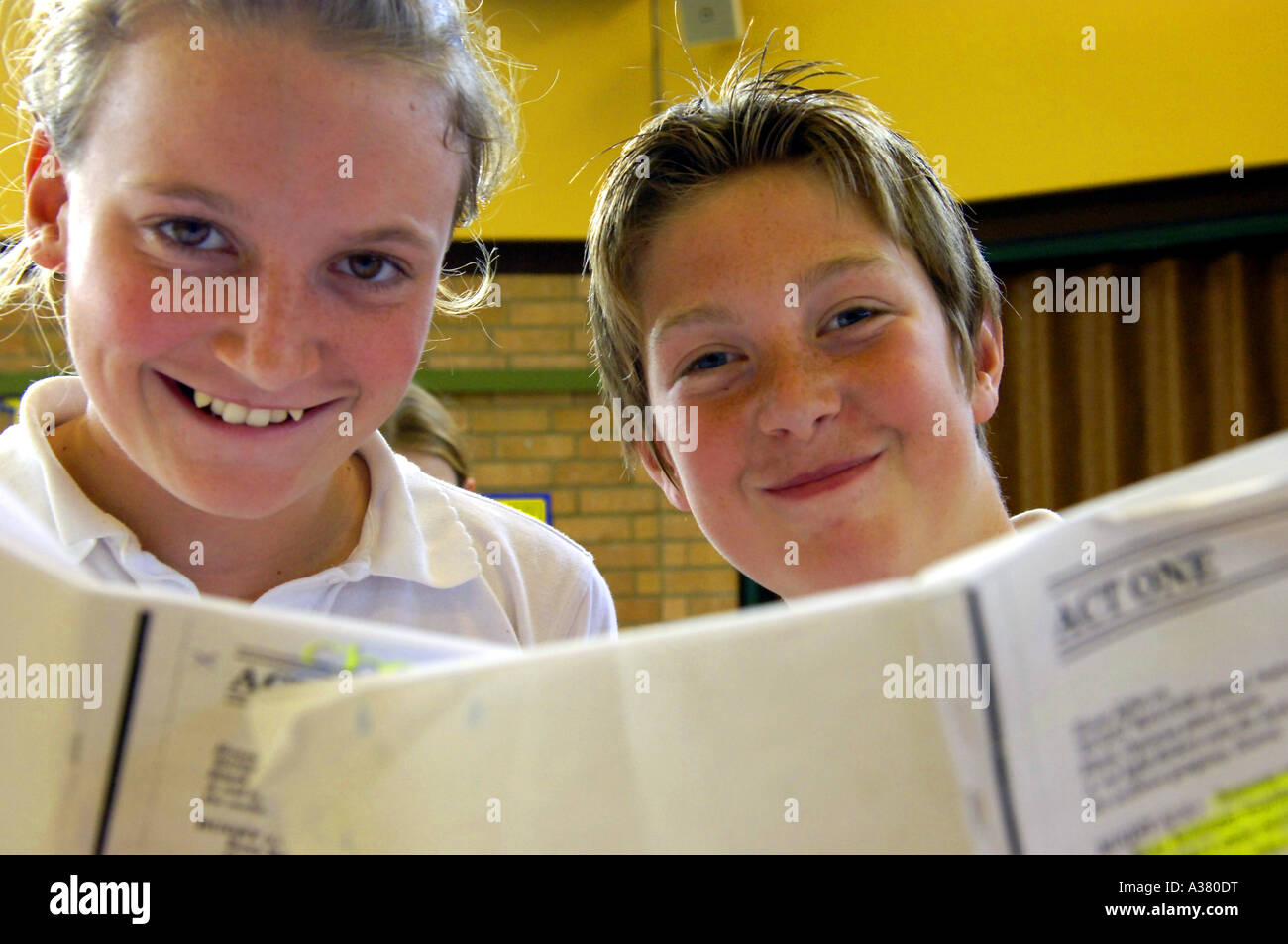 school assembly children pupils students pre teens primary british ...