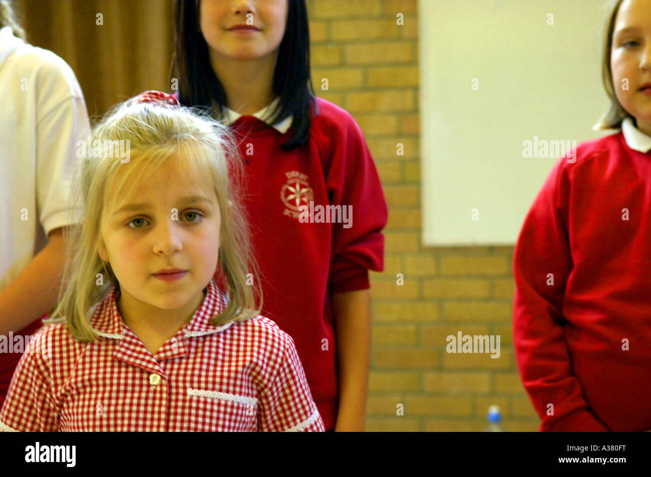 school assembly children pupils students pre teens primary british ...