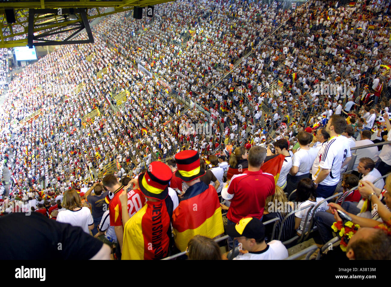 fans german germany deutschland deutsch westfalenstadion world cup 2006 ...