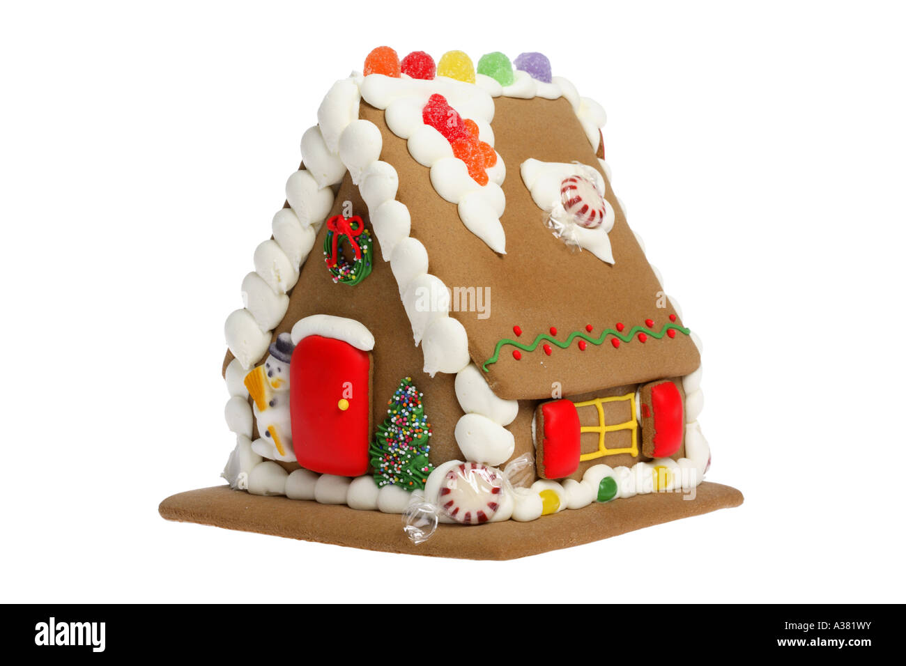 Gingerbread house cut out Cut Out Stock Images & Pictures - Alamy