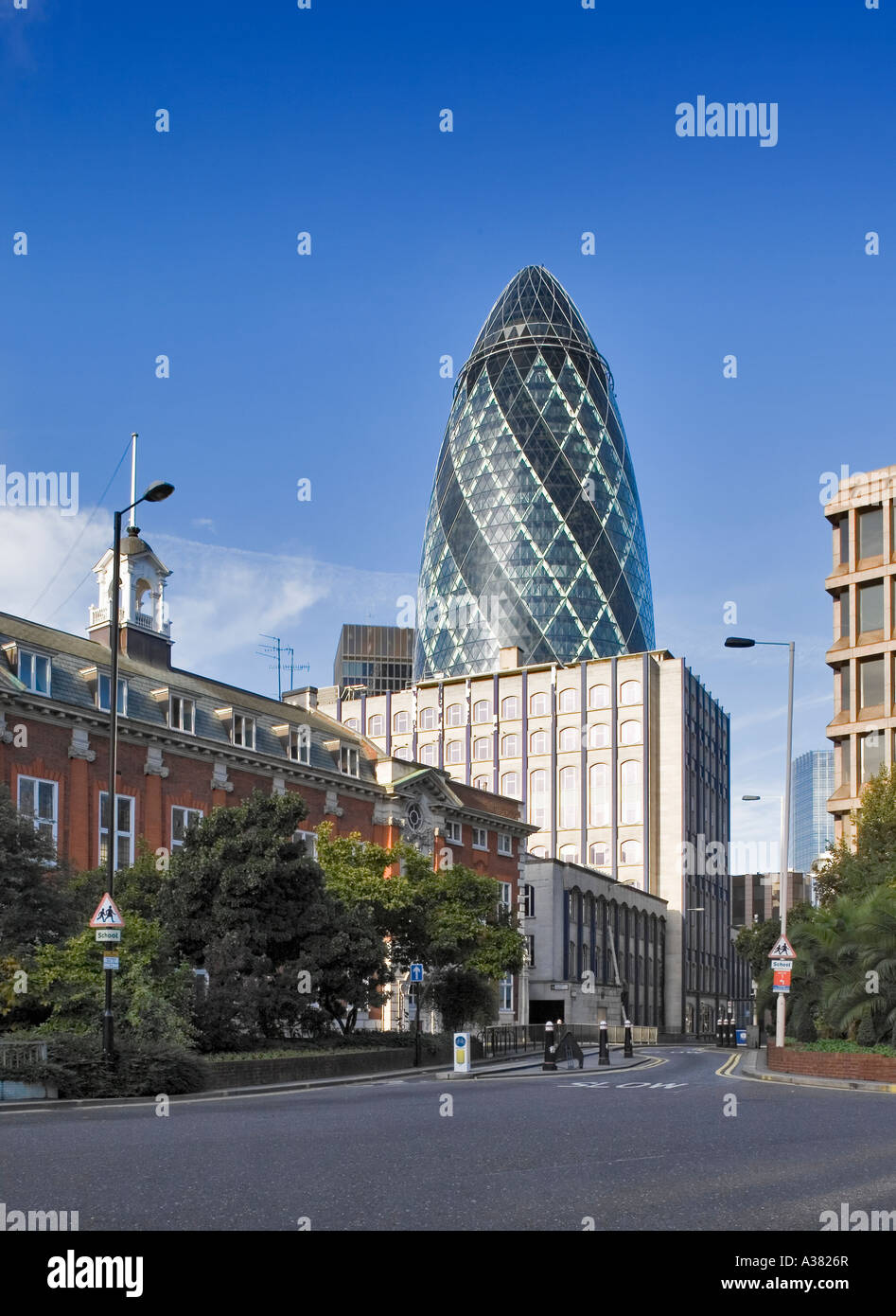 Swiss Re Headquarters, 30 St Mary Axe City of London Stock Photo - Alamy