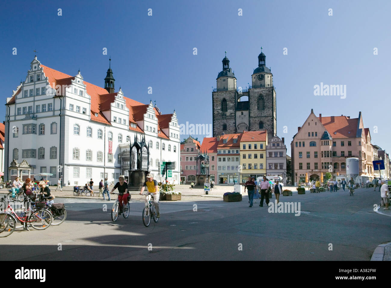 Wittenberger marktplatz hi-res stock photography and images - Alamy
