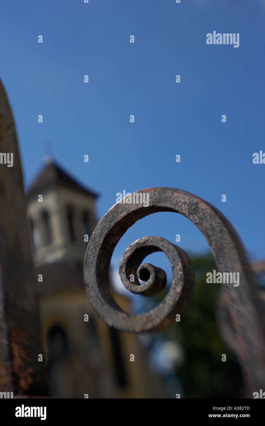Rod iron gate hi-res stock photography and images - Alamy