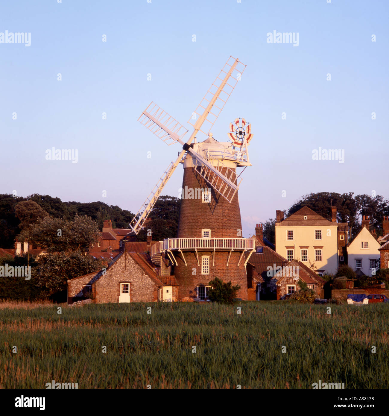 Cley windmill and norfolk and sunset hi-res stock photography and ...