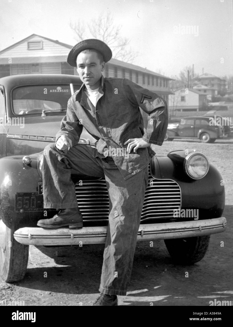WW II GI car George Looney Collection Stock Photo - Alamy