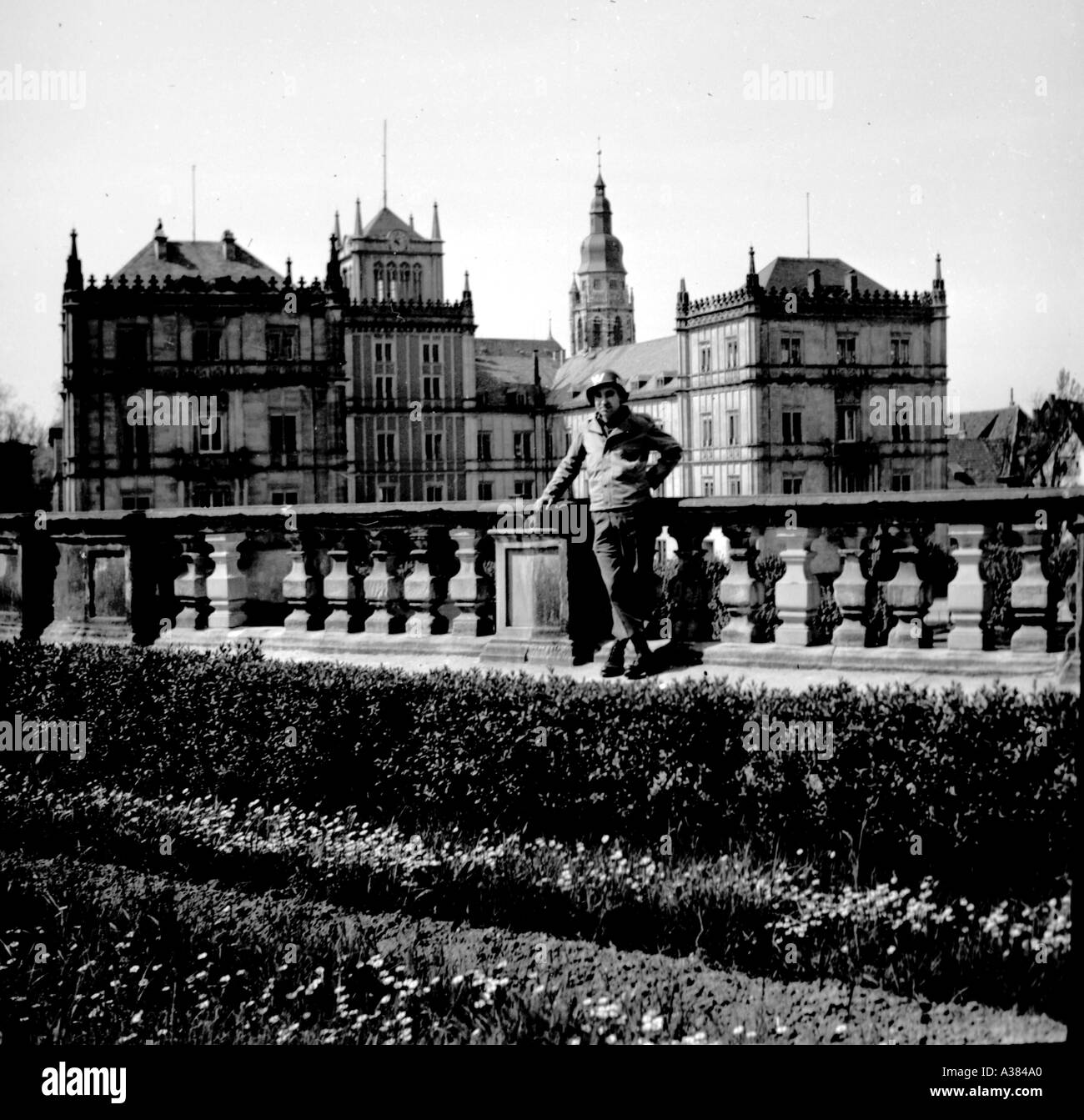 WW II French Chateau 1943 George Looney Collection Stock Photo - Alamy