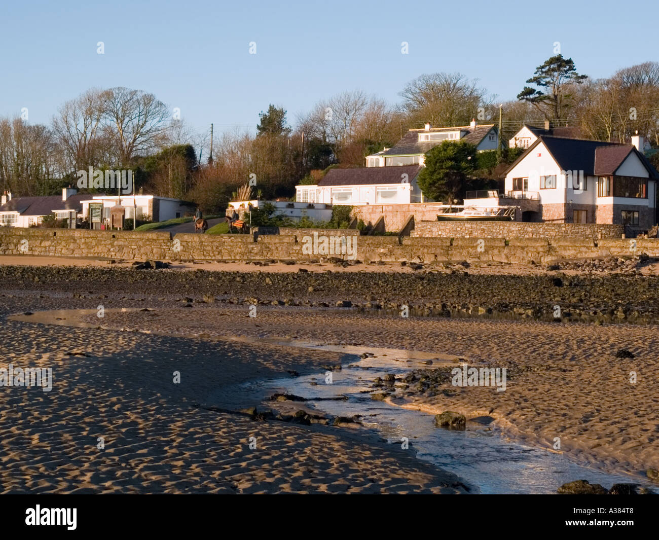 RED WHARF BAY BEACH with stream sand ripples at low tide Red Wharf Bay ...