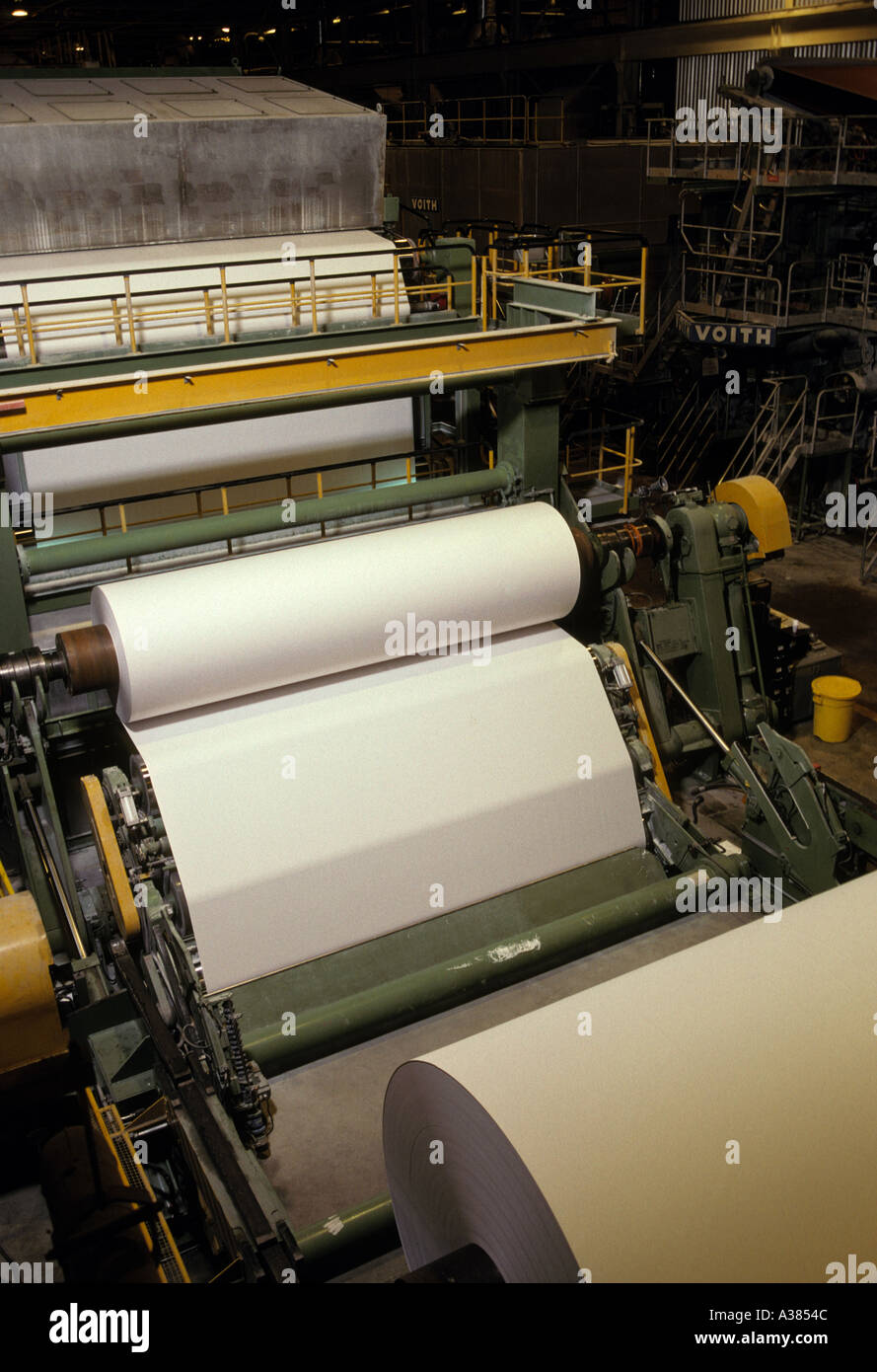 large high capacity paper production machine Stock Photo - Alamy