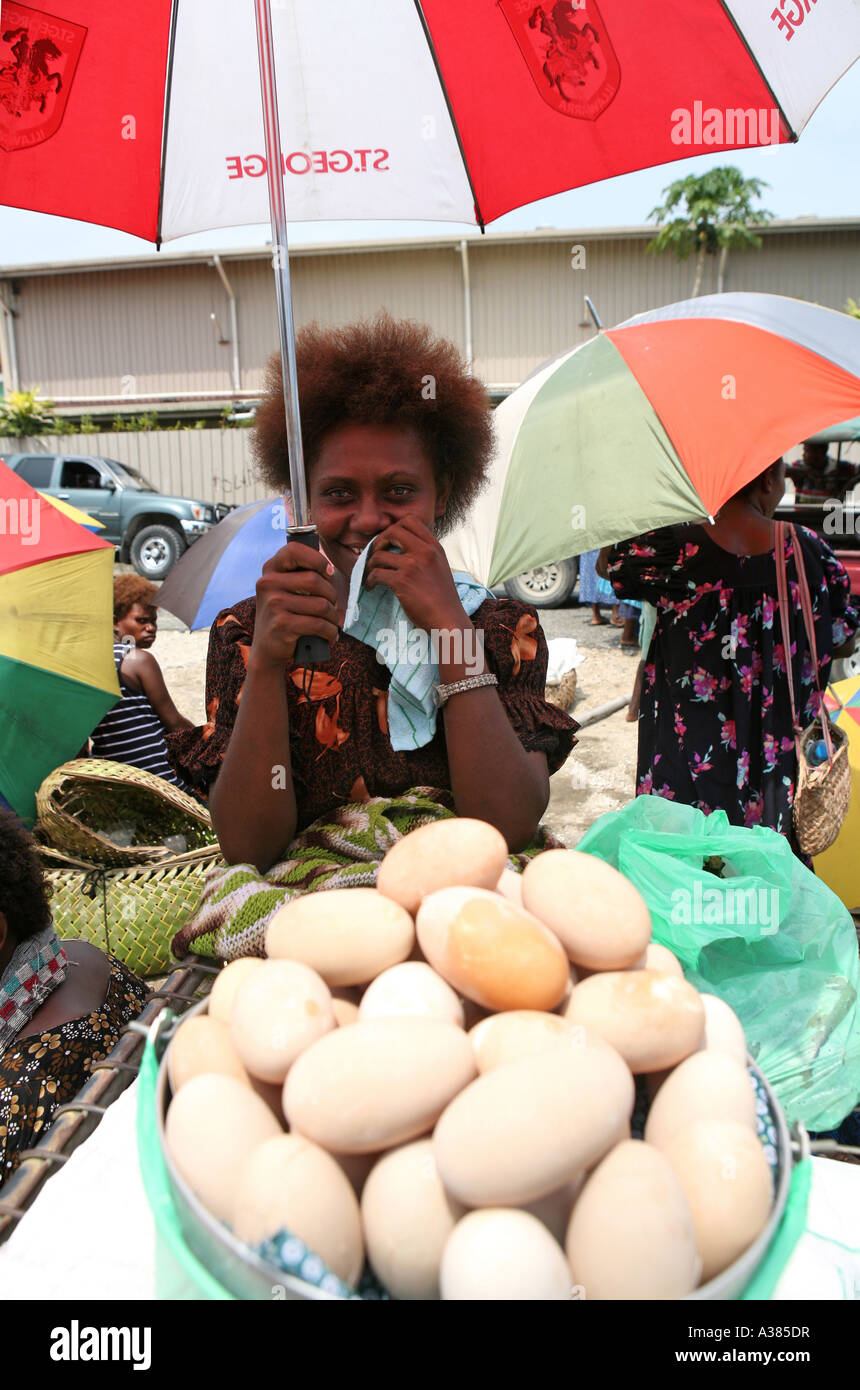 Boiled megapode eggs for sale, Kokopo market, East New Britain, Papua ...