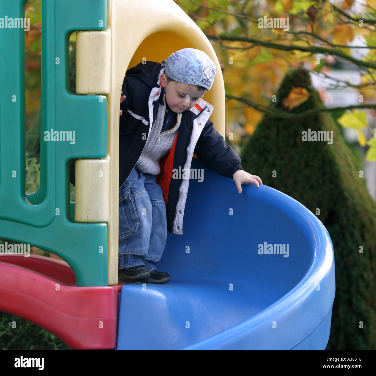 Wonderland Lewis playing on a slide Serian s 5th Birthday party ...