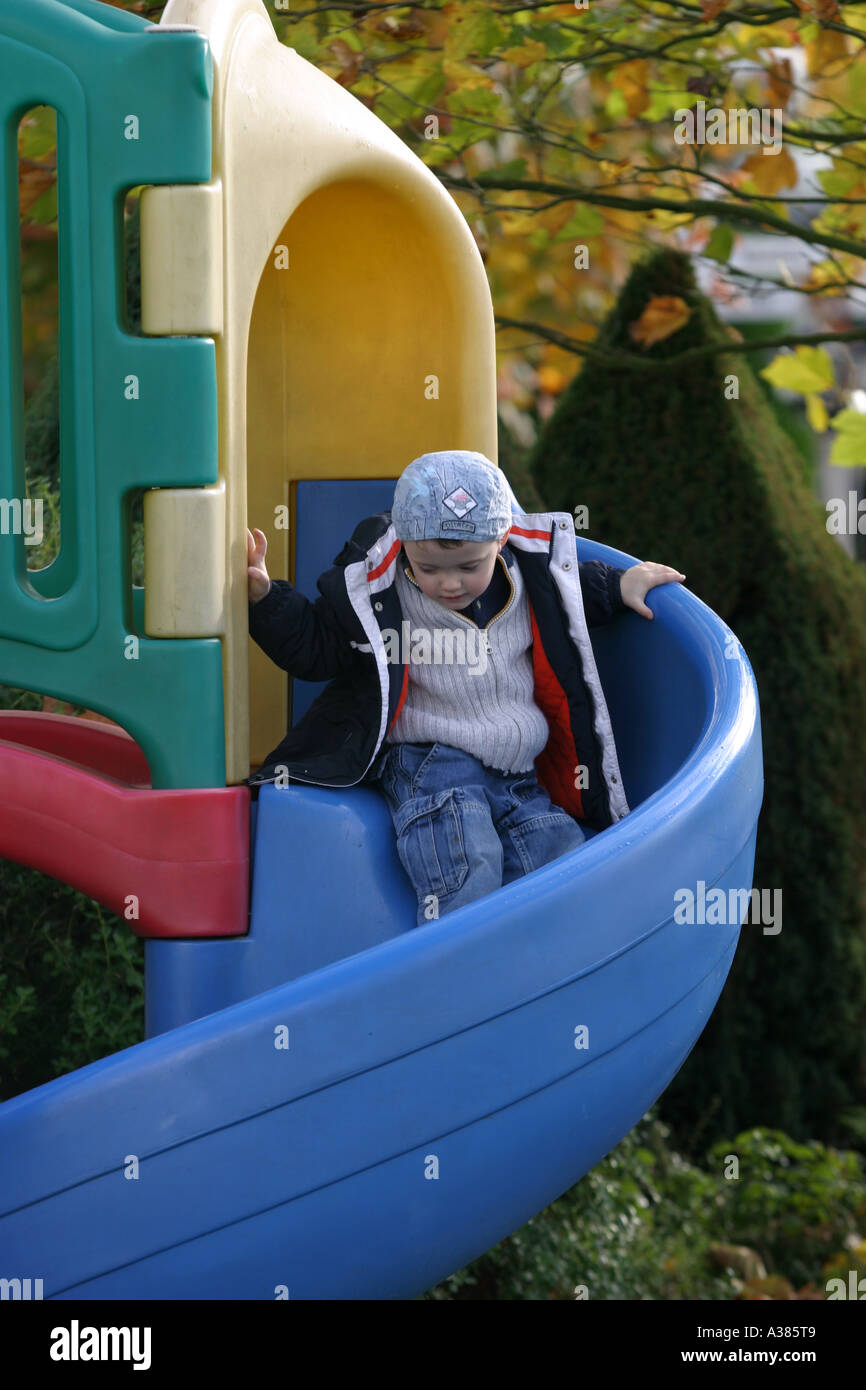 Wonderland Lewis playing on a slide Serian s 5th Birthday party ...
