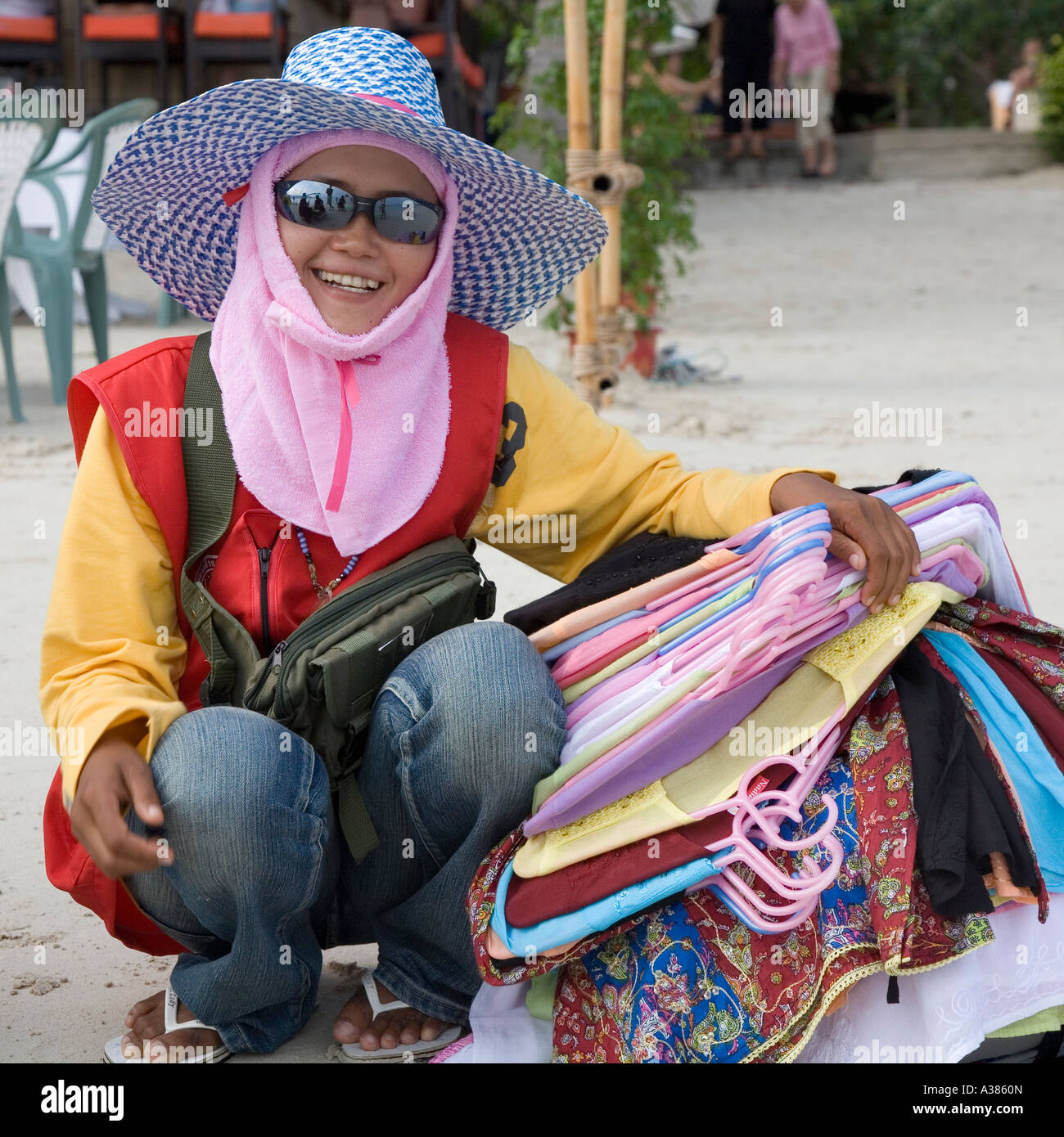 Beach Trader Chaweng Beach Ko Samui Thailand South East Asia Stock ...
