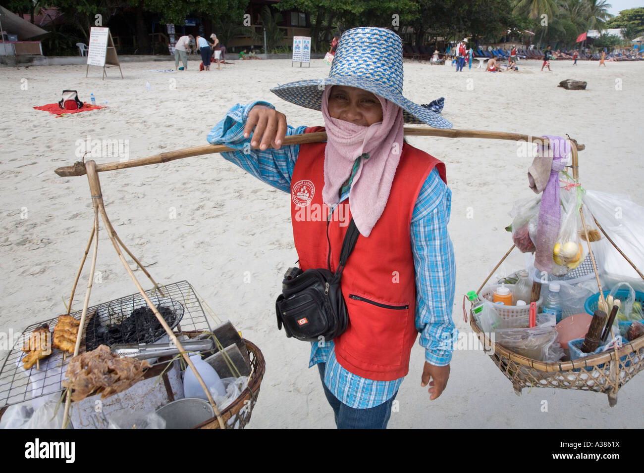 Beach Trader Chaweng Beach Ko Samui Thailand South East Asia Stock ...