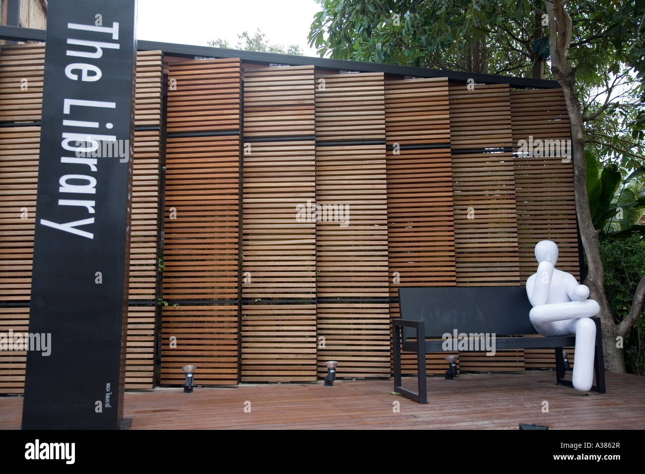 Local Library Chaweng Ko Samui Thailand South East asia Stock Photo - Alamy