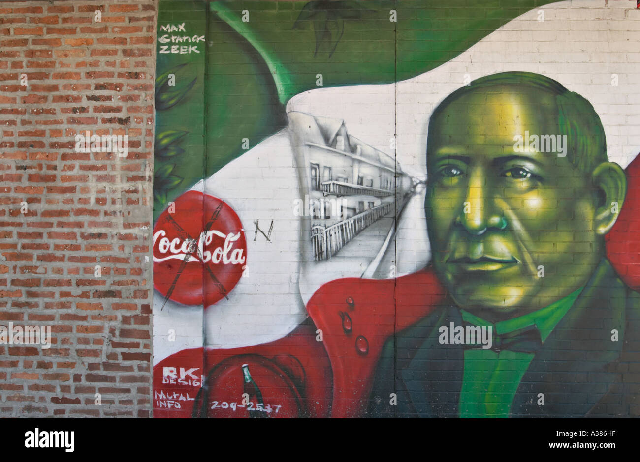 Mexican Flag Graffiti