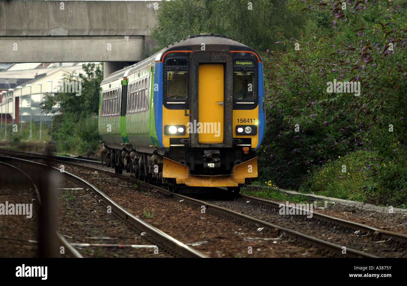 3rd August 2006 Central Trains Class 156 no 156411 Nottingham Skegness ...