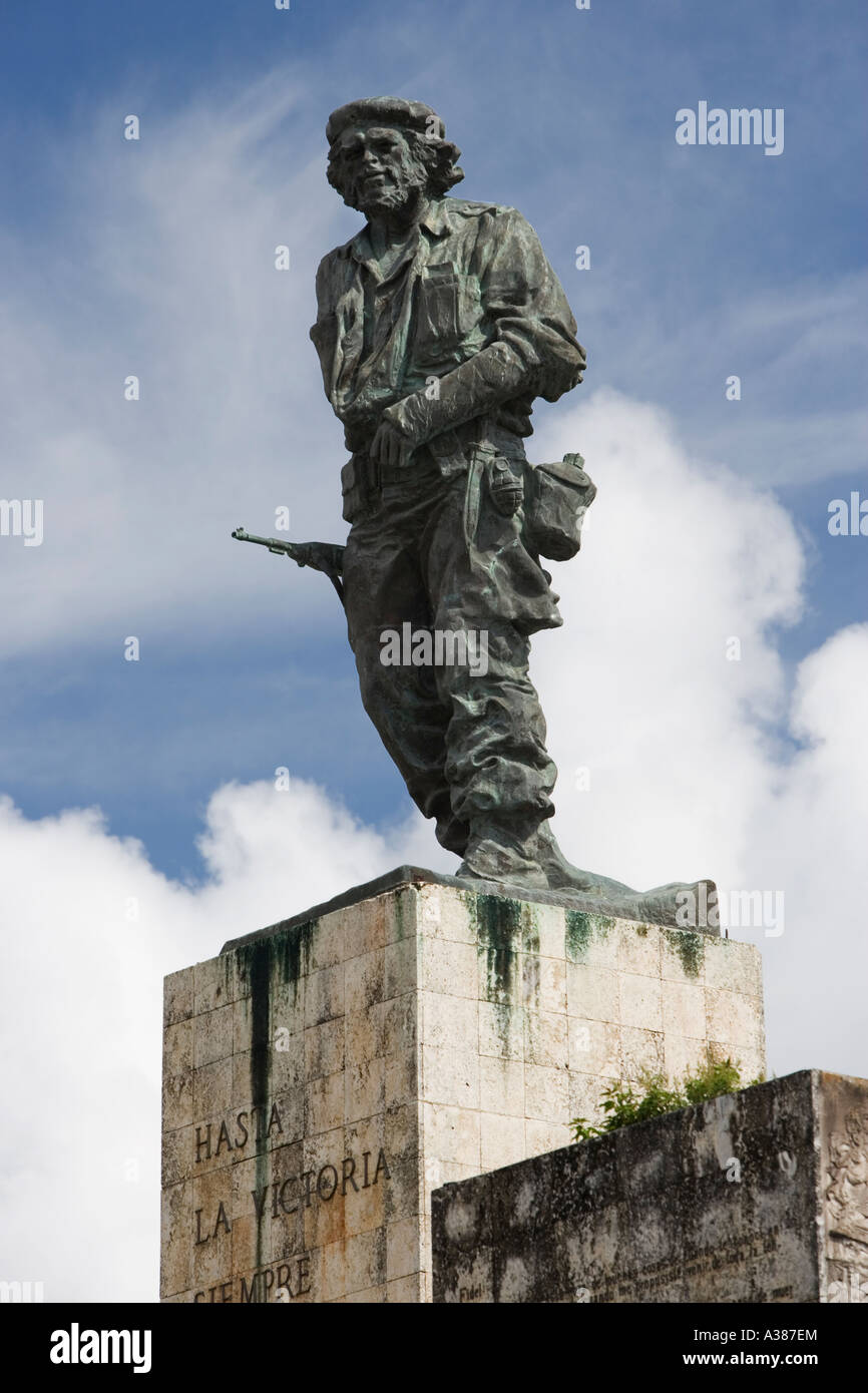 A statue of Che is seen in this photo taken at the Che Guevara monument ...