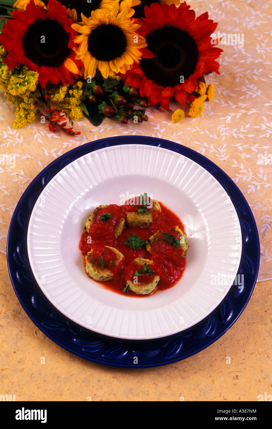 tagine de boulettes de poisson, stew with fish balls, French cuisine ...