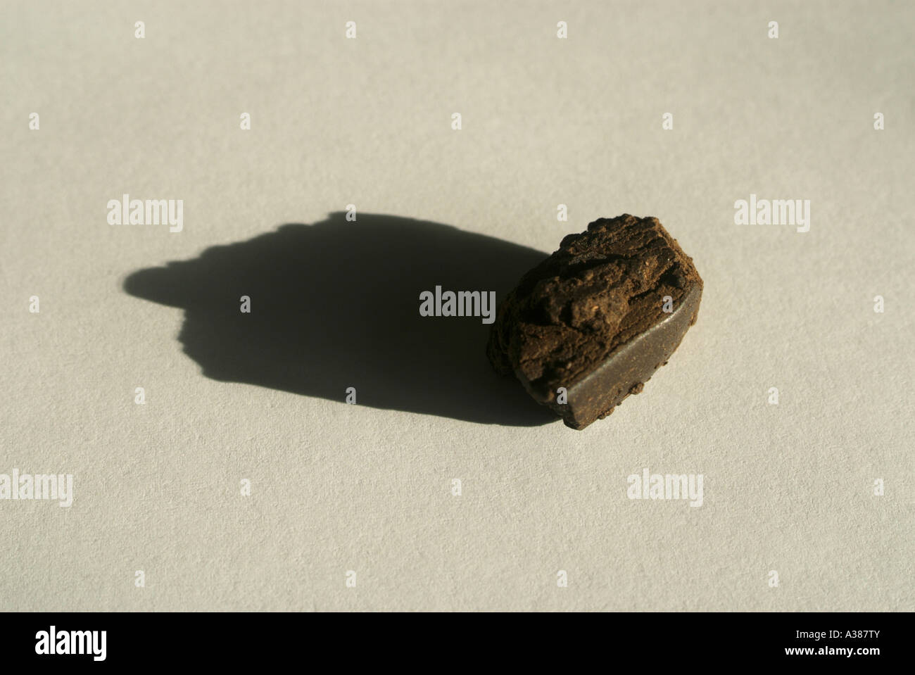 Solid cannabis resin aka solid, draw, puff, gear, hashish Stock Photo ...