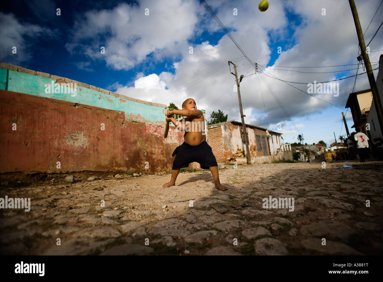 Stickball game hi-res stock photography and images - Alamy