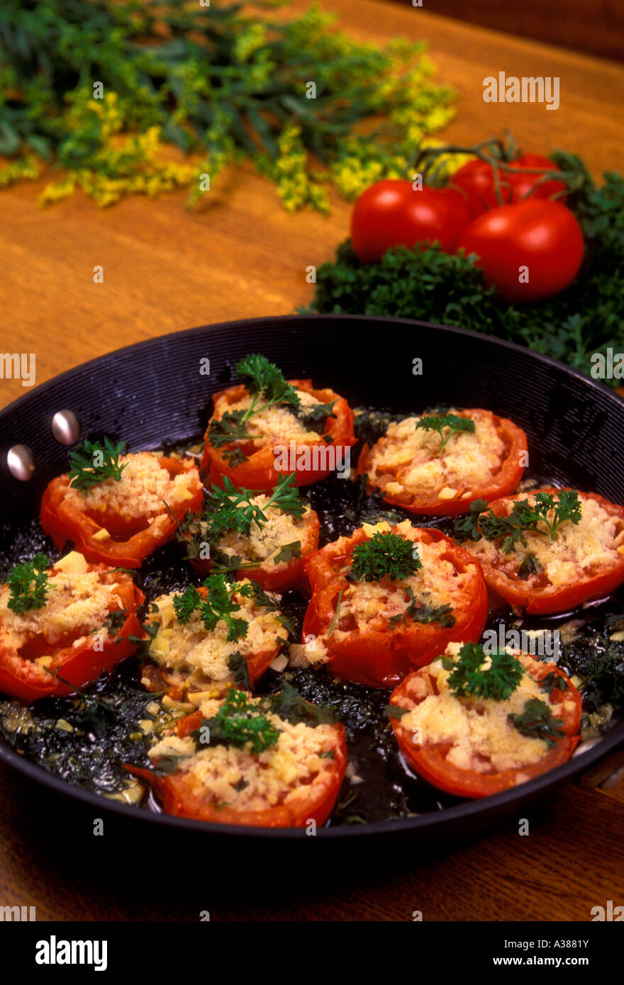tomates a la Provencale, Provencal tomatoes, French cuisine, French ...