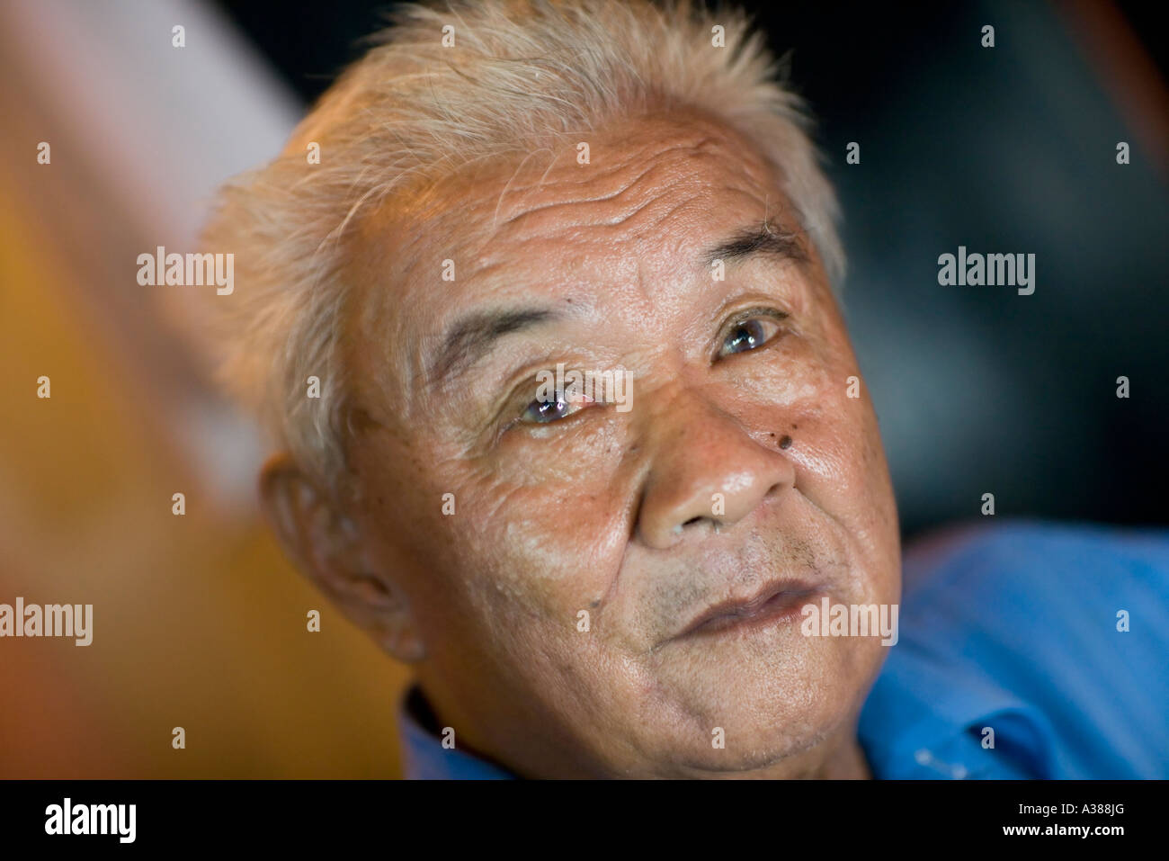 A Chinese Cuban man works at a Chinese restaurant in Barrio Chino Stock ...