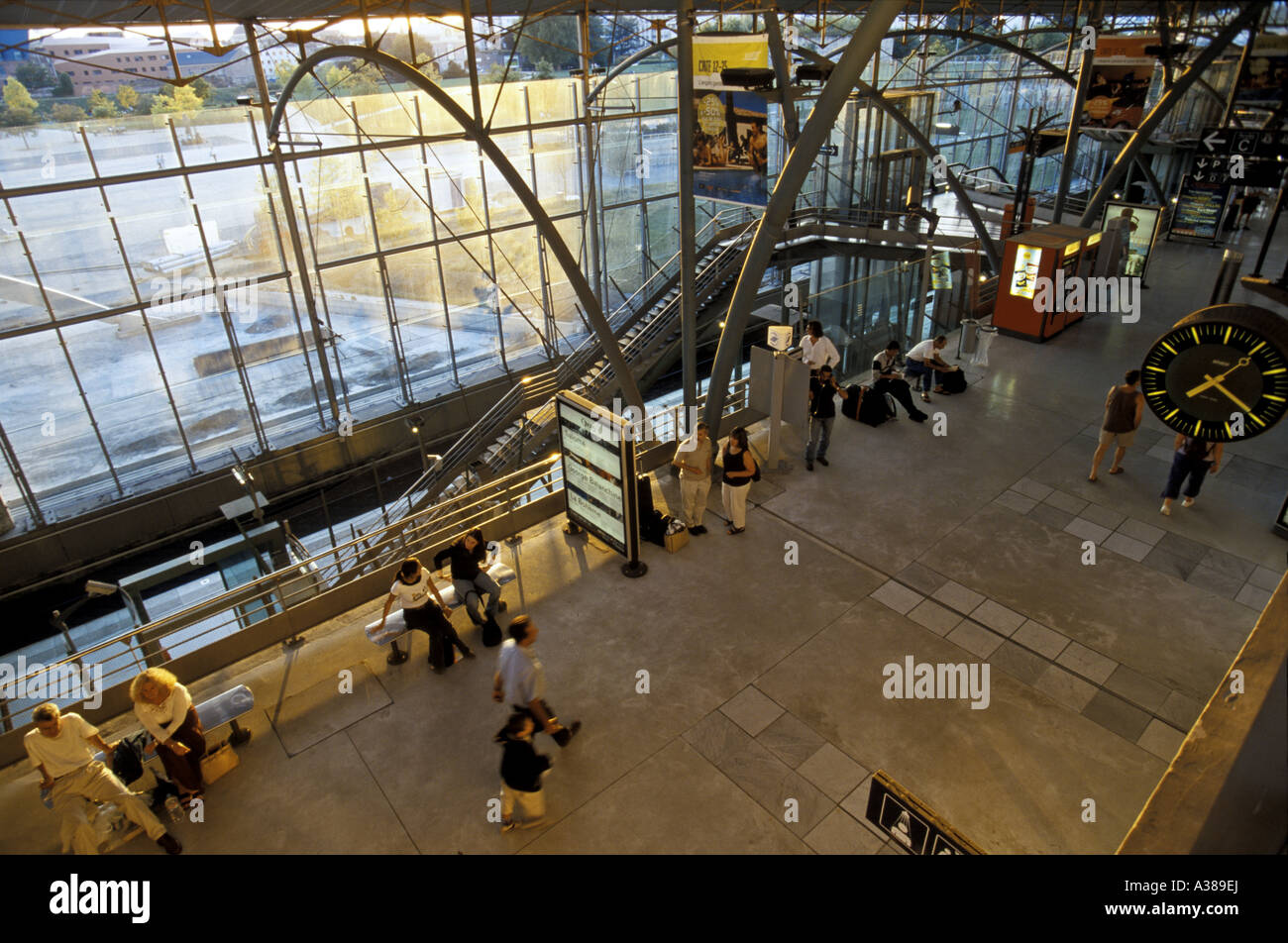 LILLE EUROPE STATION BUILDING LILLE NORD FRANCE Stock Photo - Alamy