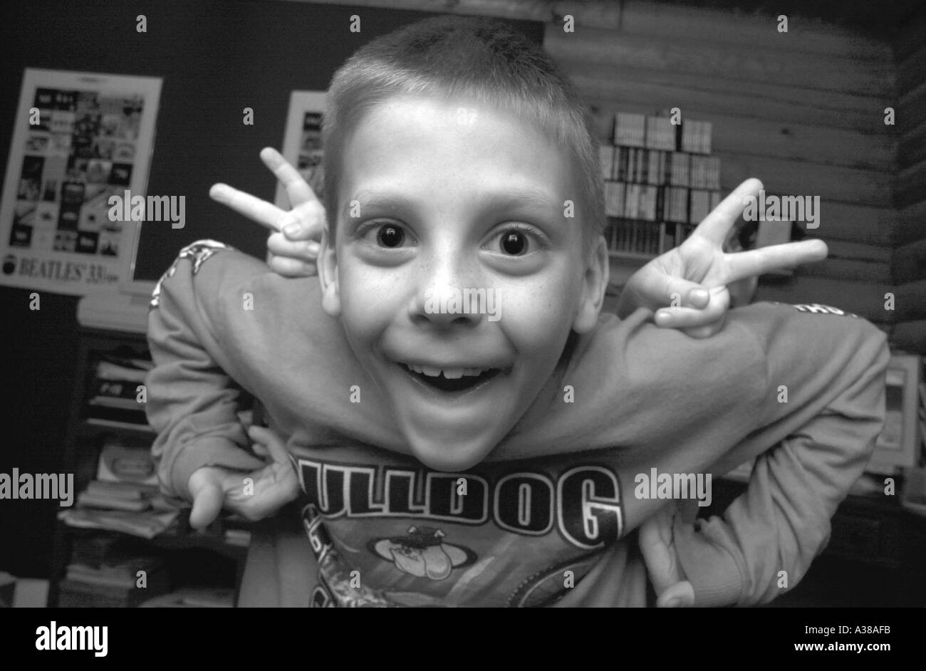 boy being goofy Stock Photo - Alamy