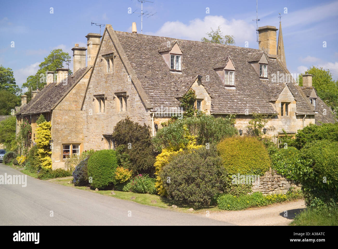 The Cotswold village of Stanton, Gloucestershire Stock Photo - Alamy