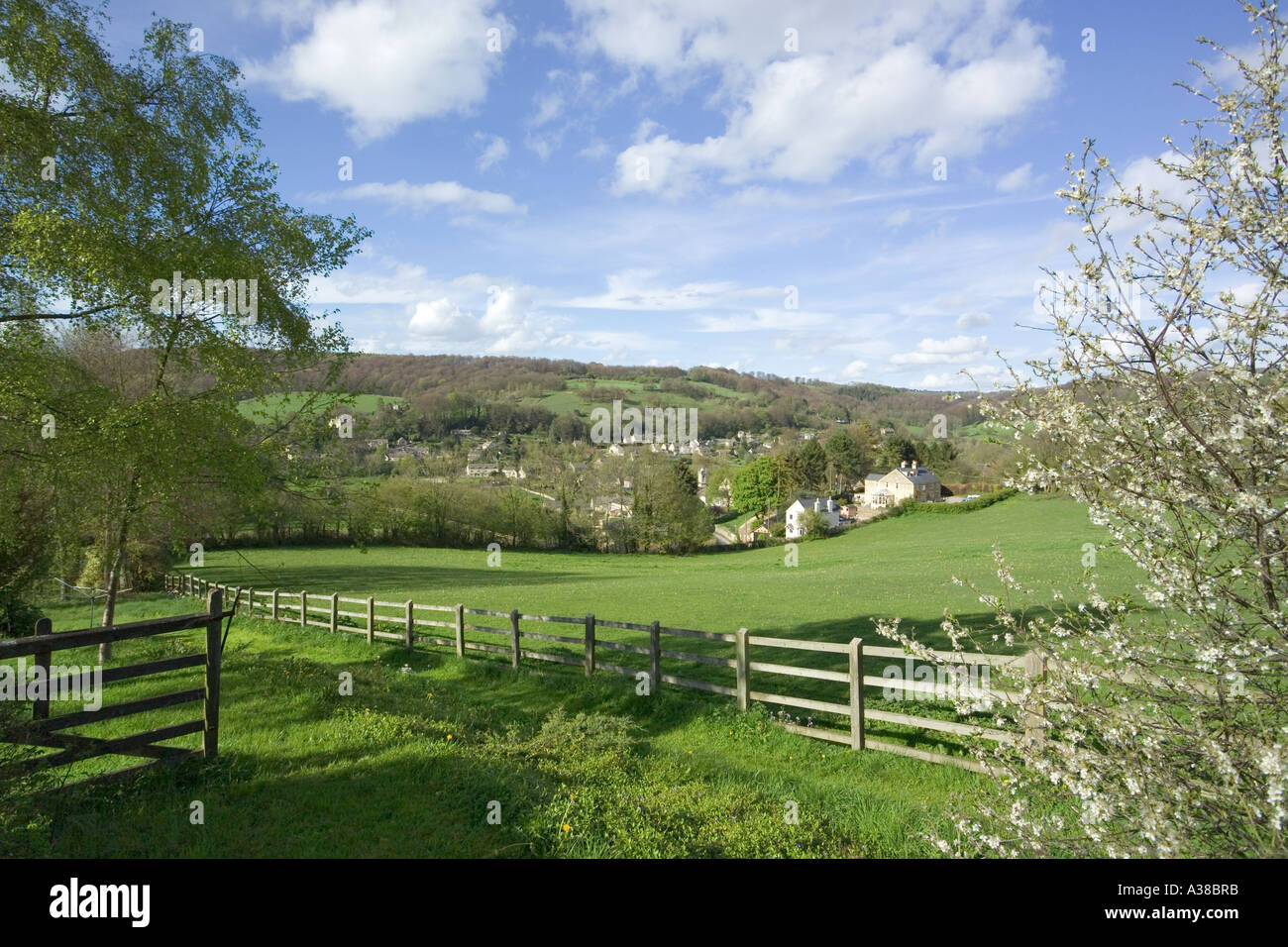 The Cotswold village of Sheepscombe, Gloucestershire Stock Photo - Alamy