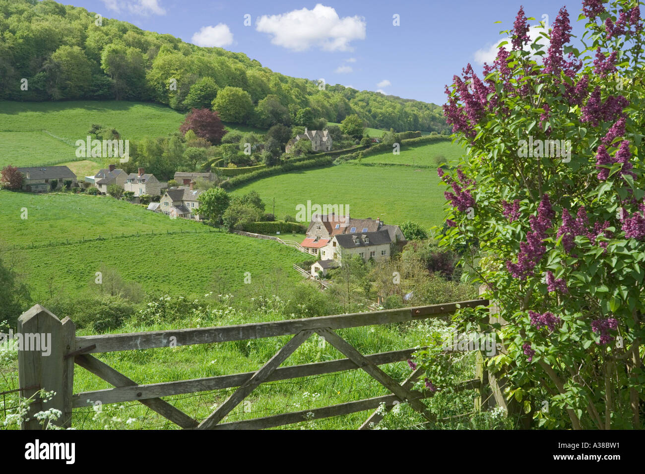 The Vatch near the Cotswold village of Slad, Gloucestershire Stock ...