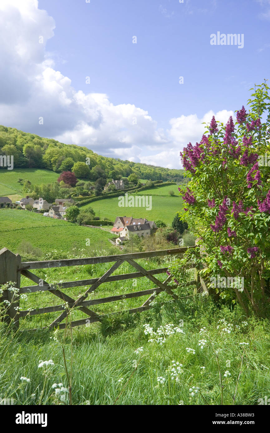 The Vatch near the Cotswold village of Slad, Gloucestershire Stock ...